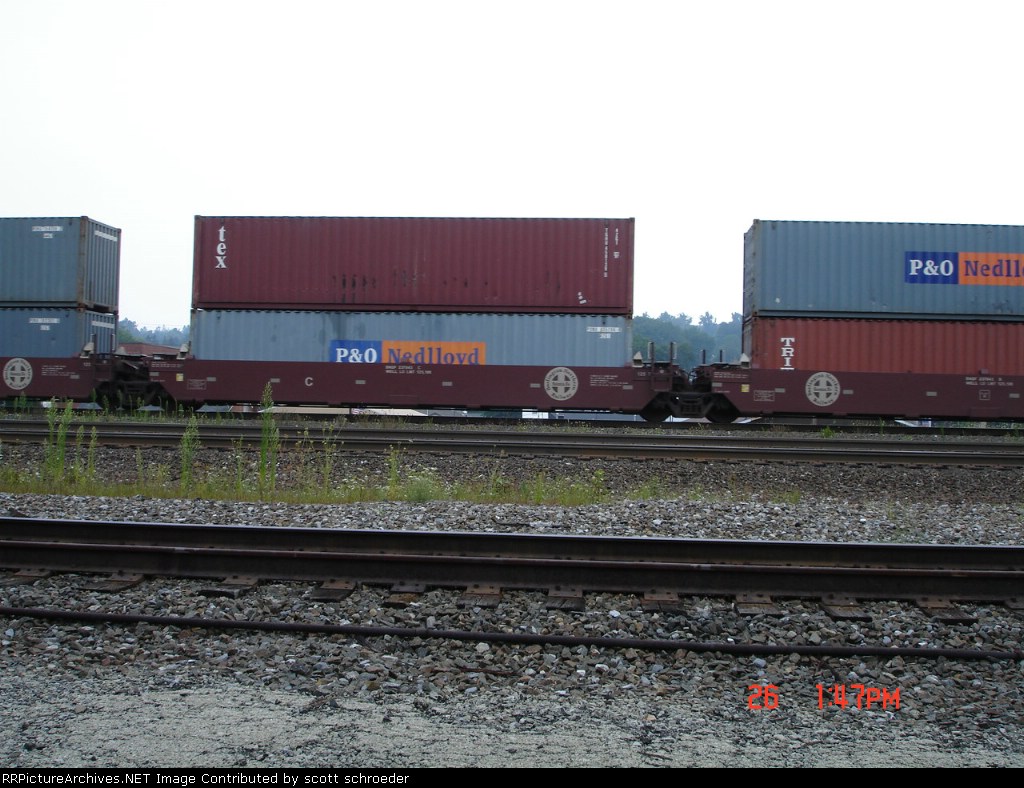 BNSF 237943C Double Stackcar EB